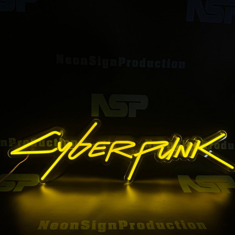 Cyberpunk Neon Sign - Etsy