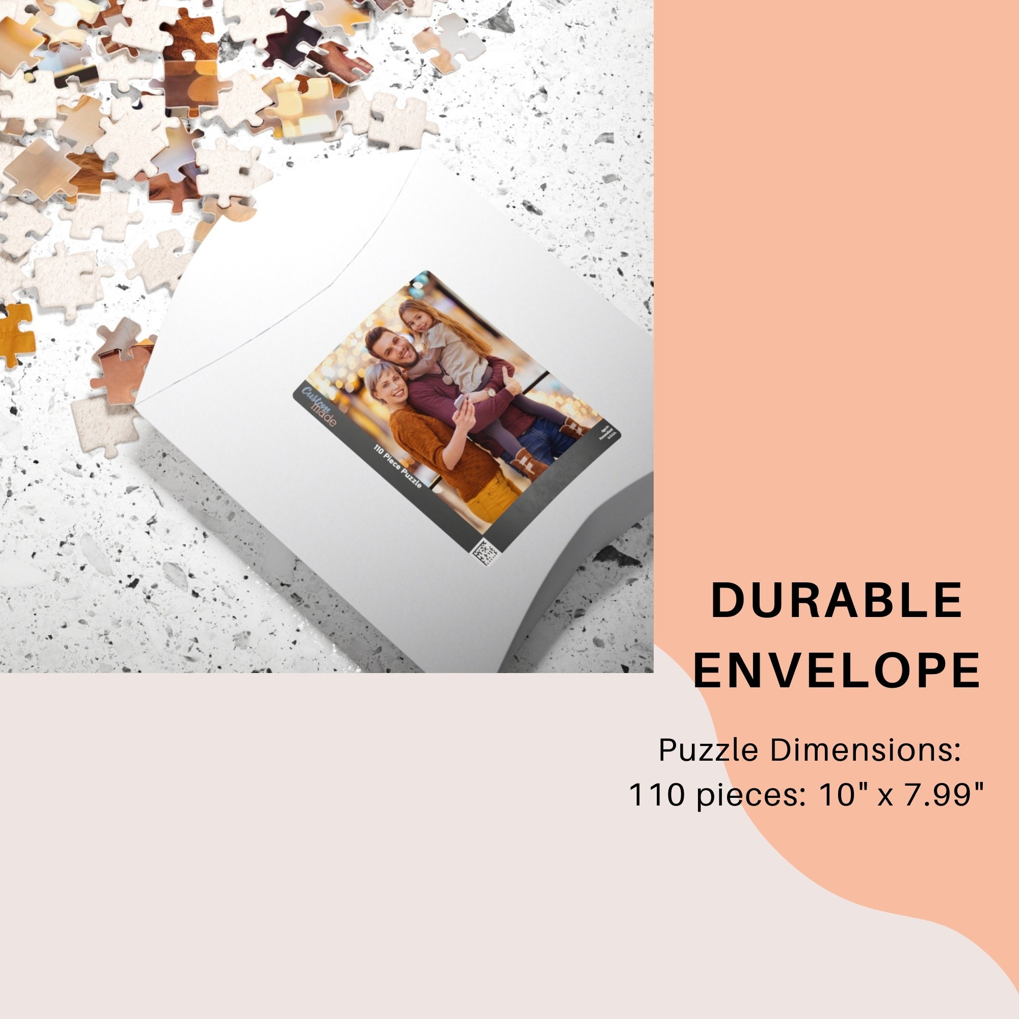 Custom Jigsaw Puzzle With Photo, Personalized Puzzle for Adults, Custom Puzzle, Custom Family ...