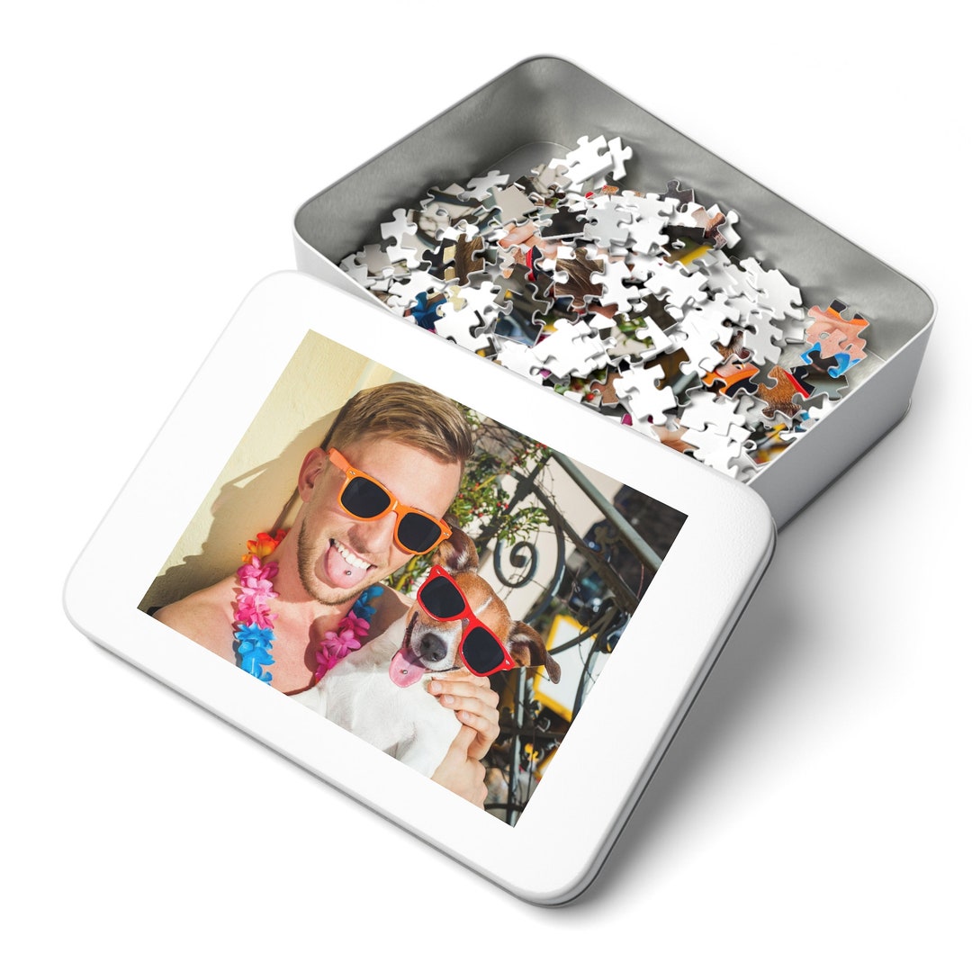 Custom Jigsaw Puzzle With Photo, Custom Pet Gift, Personalized Puzzle ...