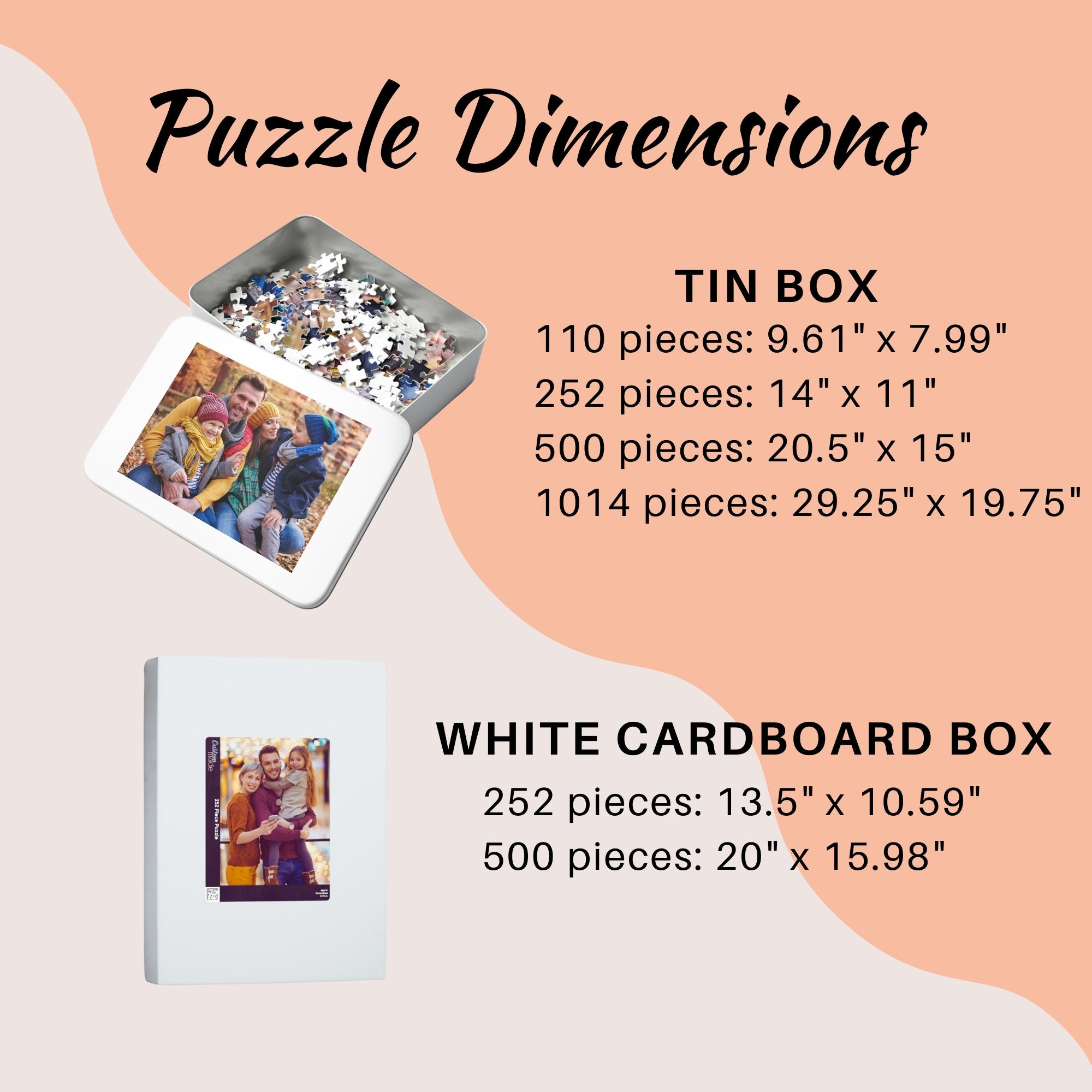 Custom Jigsaw Puzzle With Photo, Personalized Puzzle for Adults, Custom ...