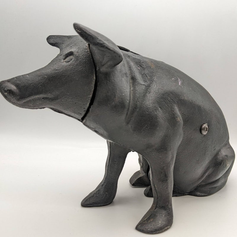 Cast Iron Pig - Etsy