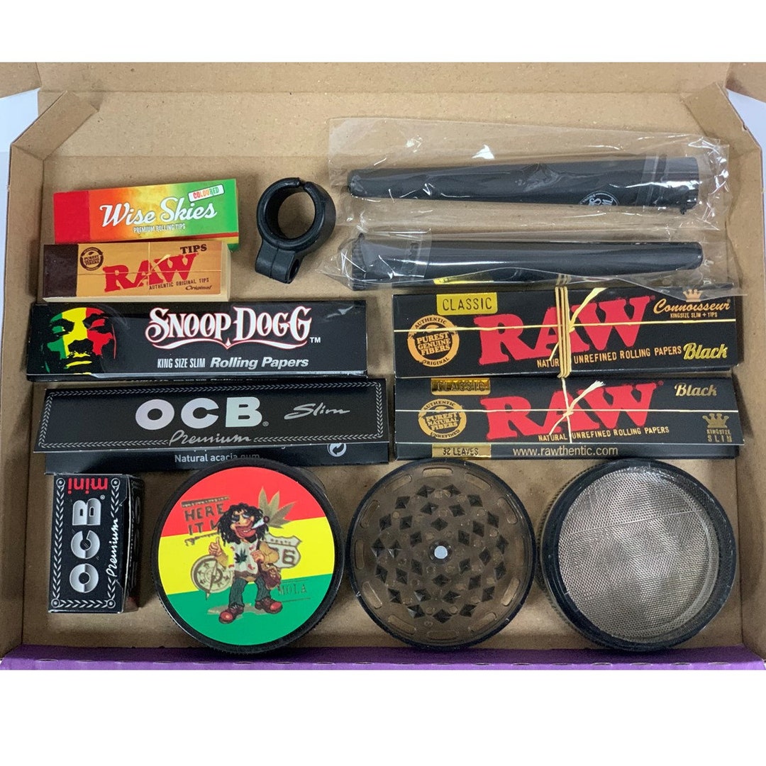 Black Smoking Set Rolling Paper Set / Snoop Dogg Rolling - Etsy