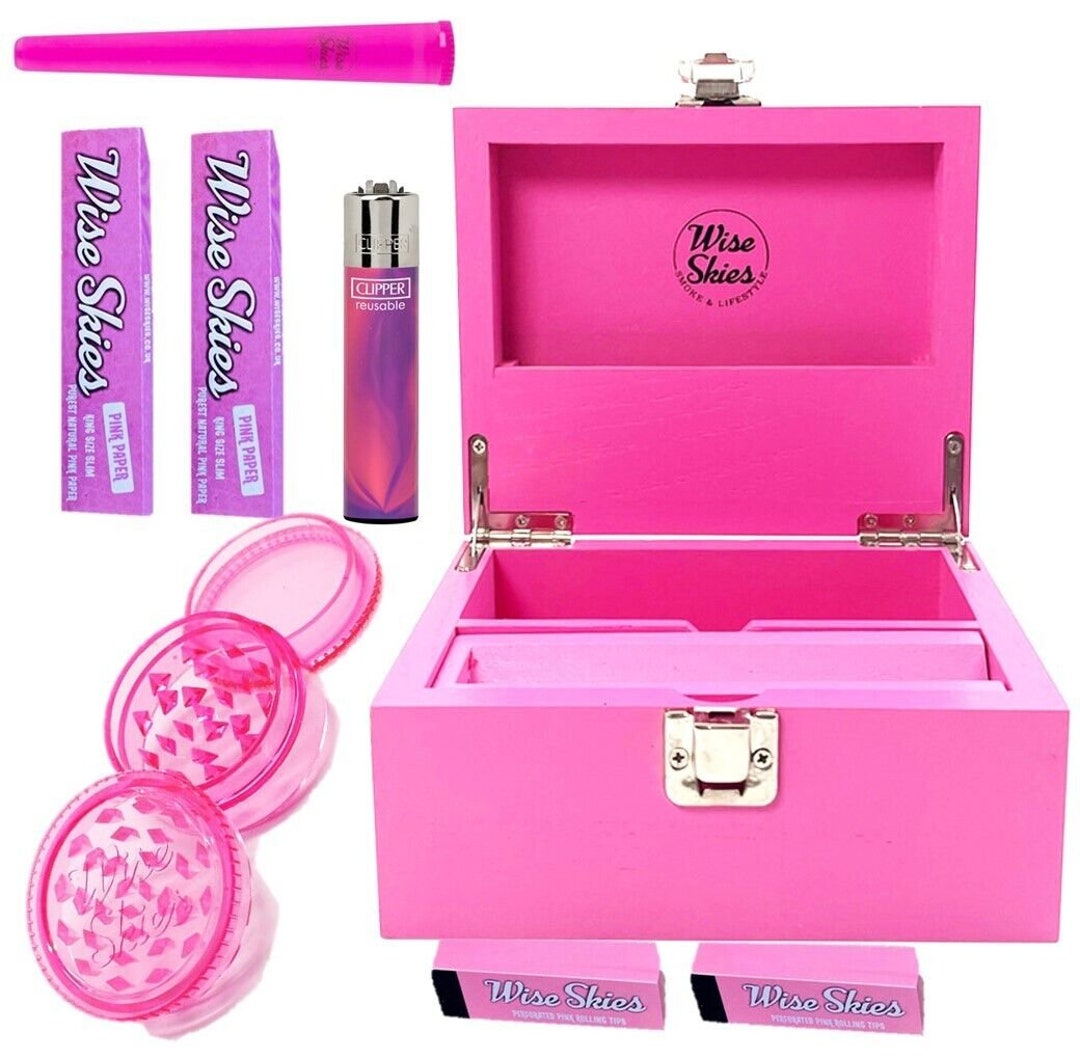 Pink Ashwood Rolling Box Set: Handmade Storage With Cradle - Etsy