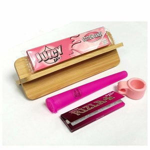 Rolling Cradle Gift Set | Rizla Pink Rolling Papers, Juicy Jay Rolling ...