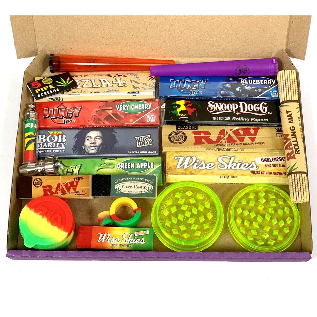 Ensemble de fumage de papier roulant / Papiers roulants bruts - Etsy France