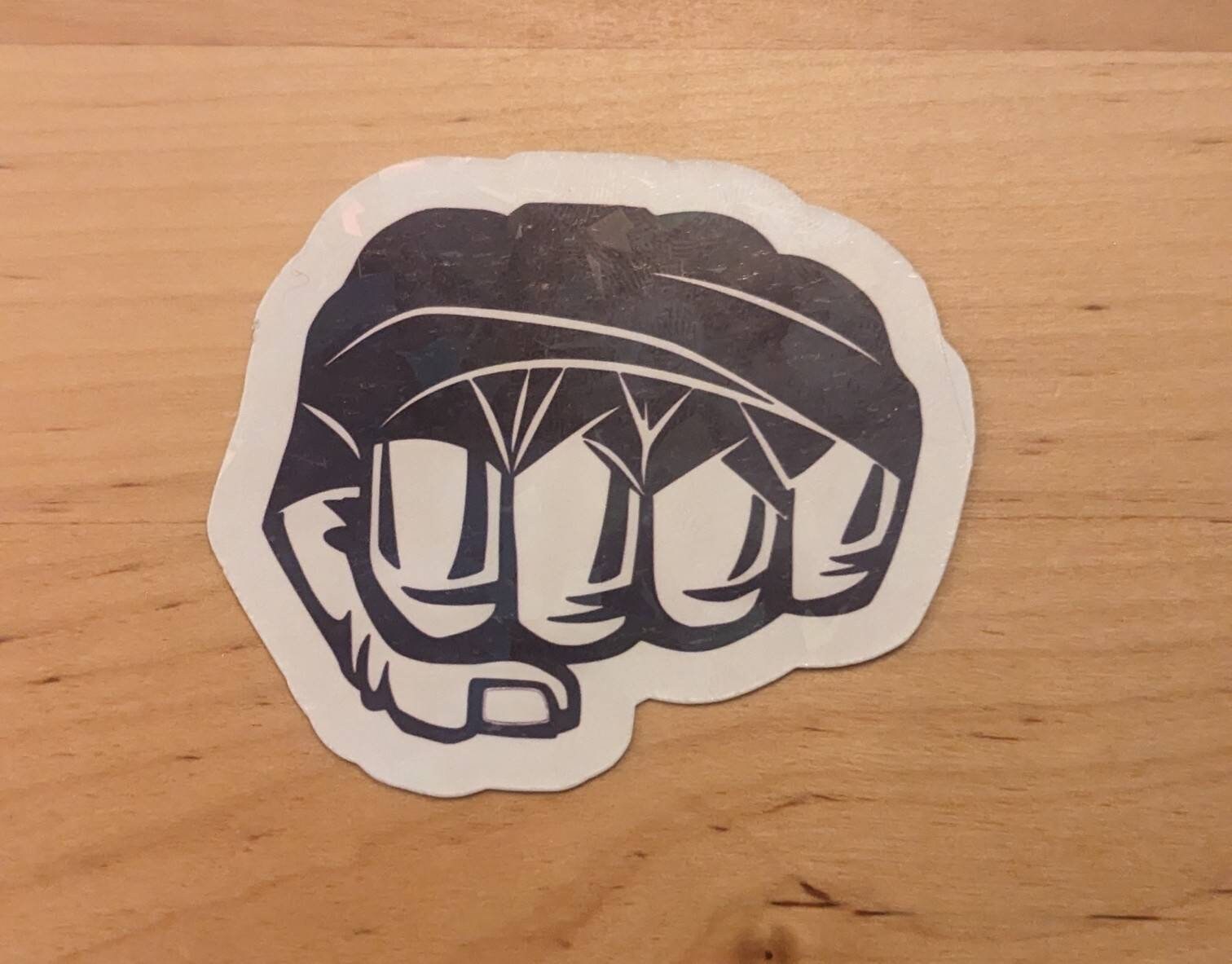 Vinyl Martial Arts Holographic Sticker Water Resistant MMA BJJ Adhesive ...