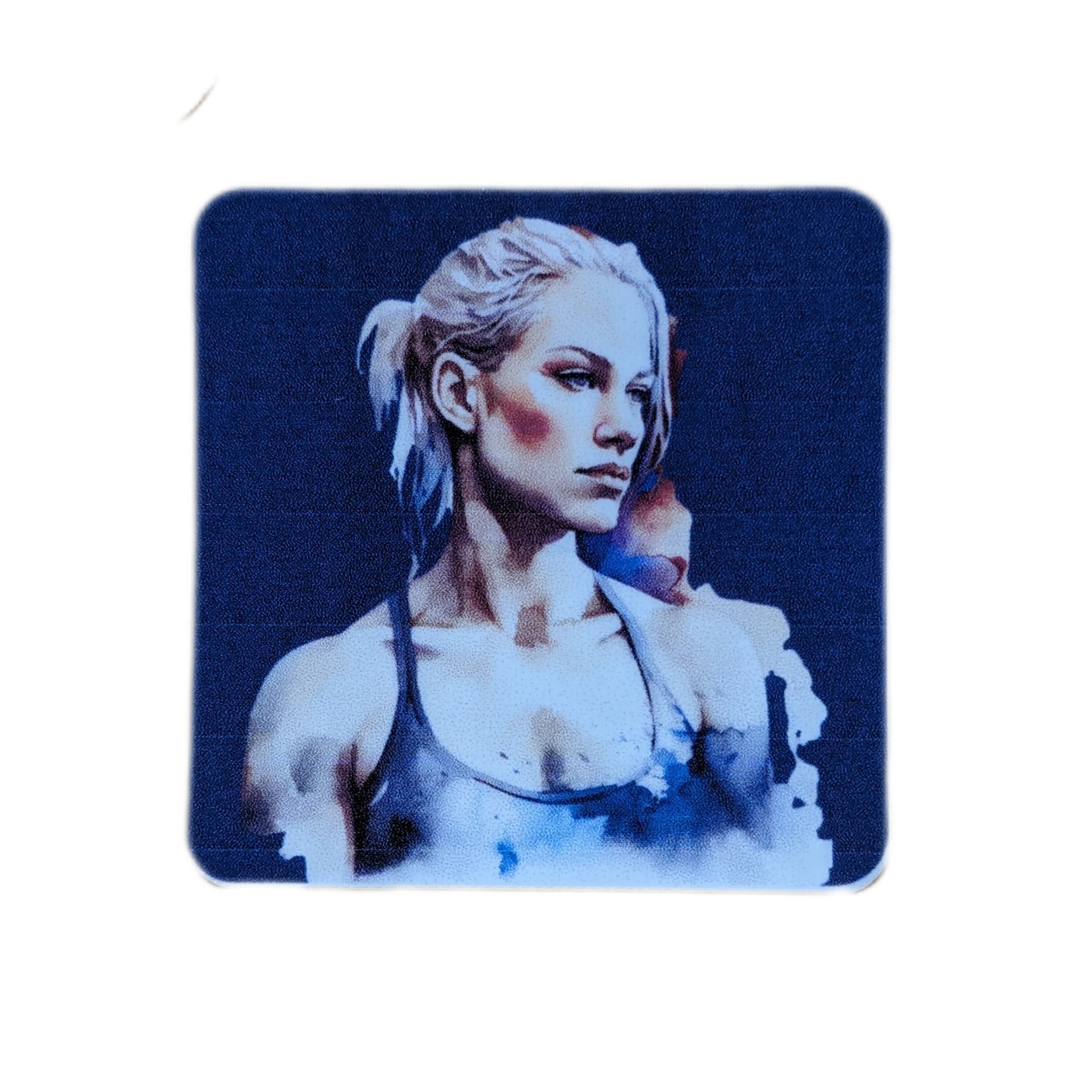 Vinyl Martial Arts Sticker Water Resistant Woman Fighter MMA BJJ ...