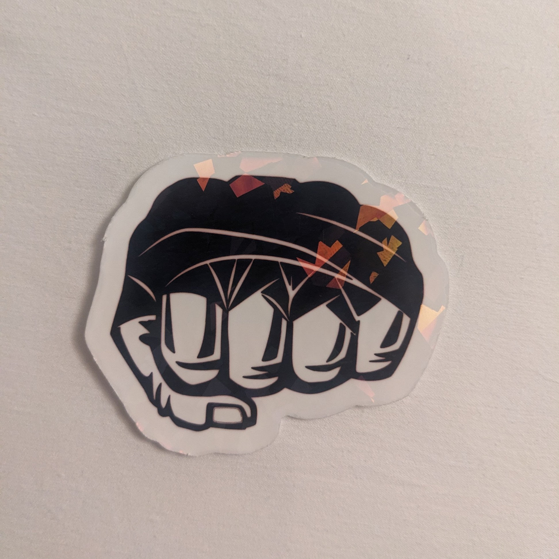 Vinyl Martial Arts Holographic Sticker Water Resistant MMA BJJ Adhesive ...