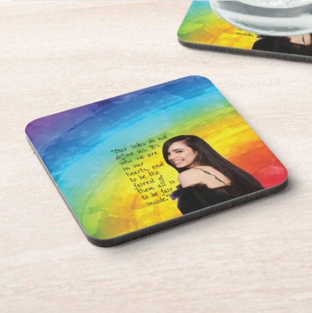 Sofia Carson Coaster, Printed Picture Celebrity Family Gift Coaster ...