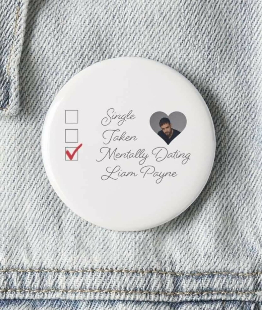 Liam Payne Badge 1D Pin Badge Liam Payne Keyring One - Etsy Australia