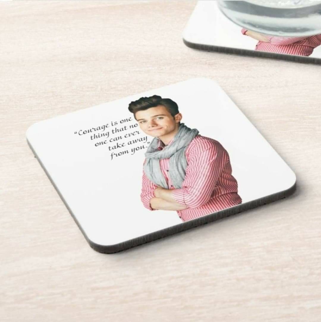 Chris Colfer Coaster, Printed Picture Celebrity Family Gift Coaster ...