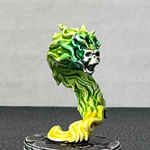 Flaming Skull - Etsy