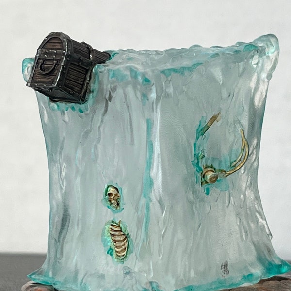 Dungeons and Dragons Miniature Gelatinous Cube - Etsy