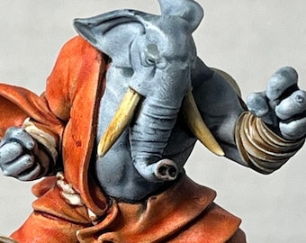 Half-orc Wereboar Anchorite of Talos DND Resin 28mm Scale Dungeons ...