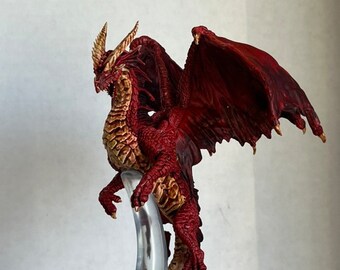 Dnd Red Dragon Miniature - Etsy