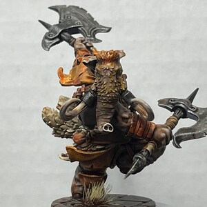 Loxodon Fighter/barbarian DND, Resin 28mm Scale Dungeons & Dragons ...