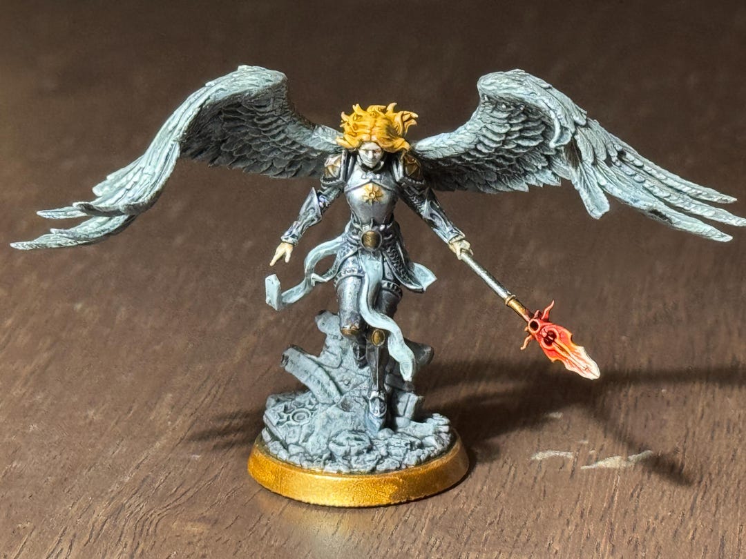 Dianna the Lightbringer | Angel Warrior | Resin | Painted or Unpainted ...