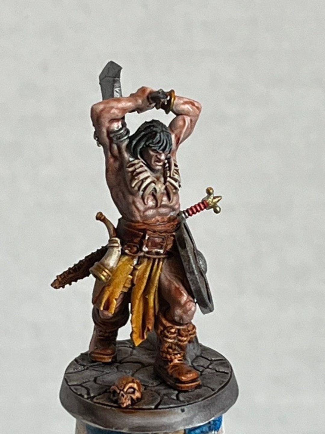 Human Barbarian /fighter Male DND Resin, 28mm Scale Dungeons & Dragons ...