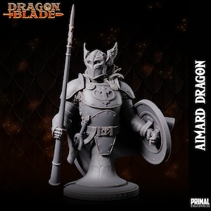 Aimard Dragon huma Dragonbane Paladin / Knight / Fighter Resin ...