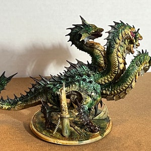 Hydra DND Resin, 28mm Scale Dungeons & Dragons, Tabletop Miniature - Etsy
