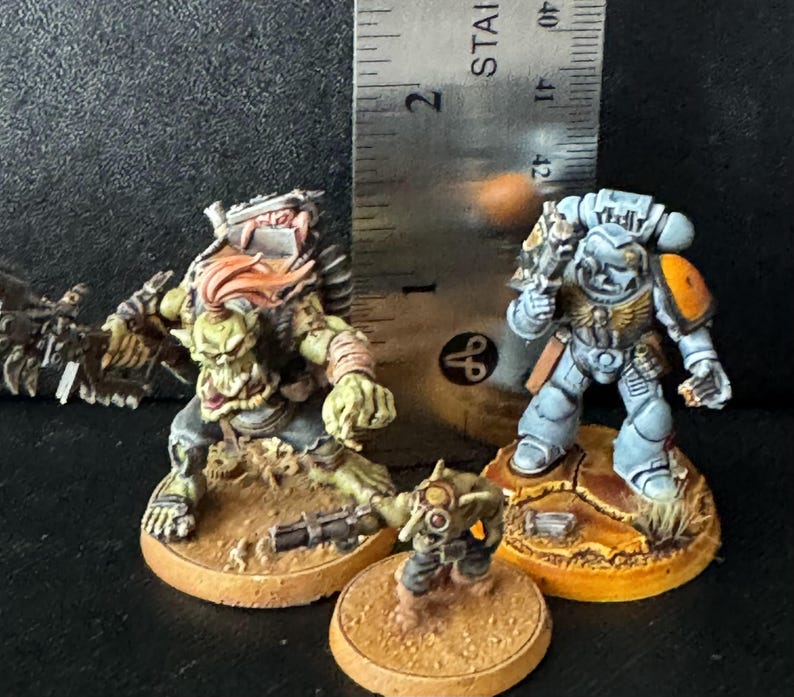 Grim Dark Orc Runts / Goblins (10 + Boss Orc) (resin Print) - Etsy