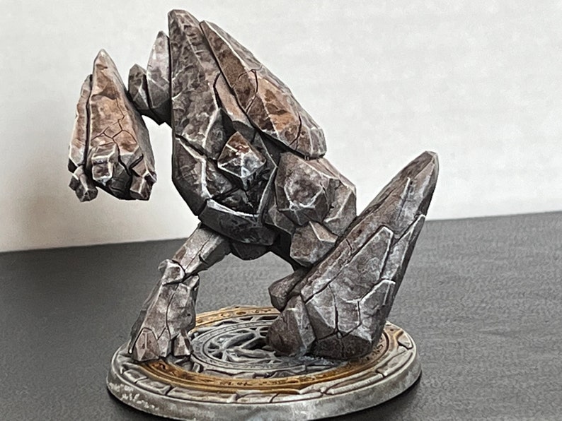 Earth Elemental DND Resin, 28mm Scale Dungeons & Dragons, Pathfinder ...