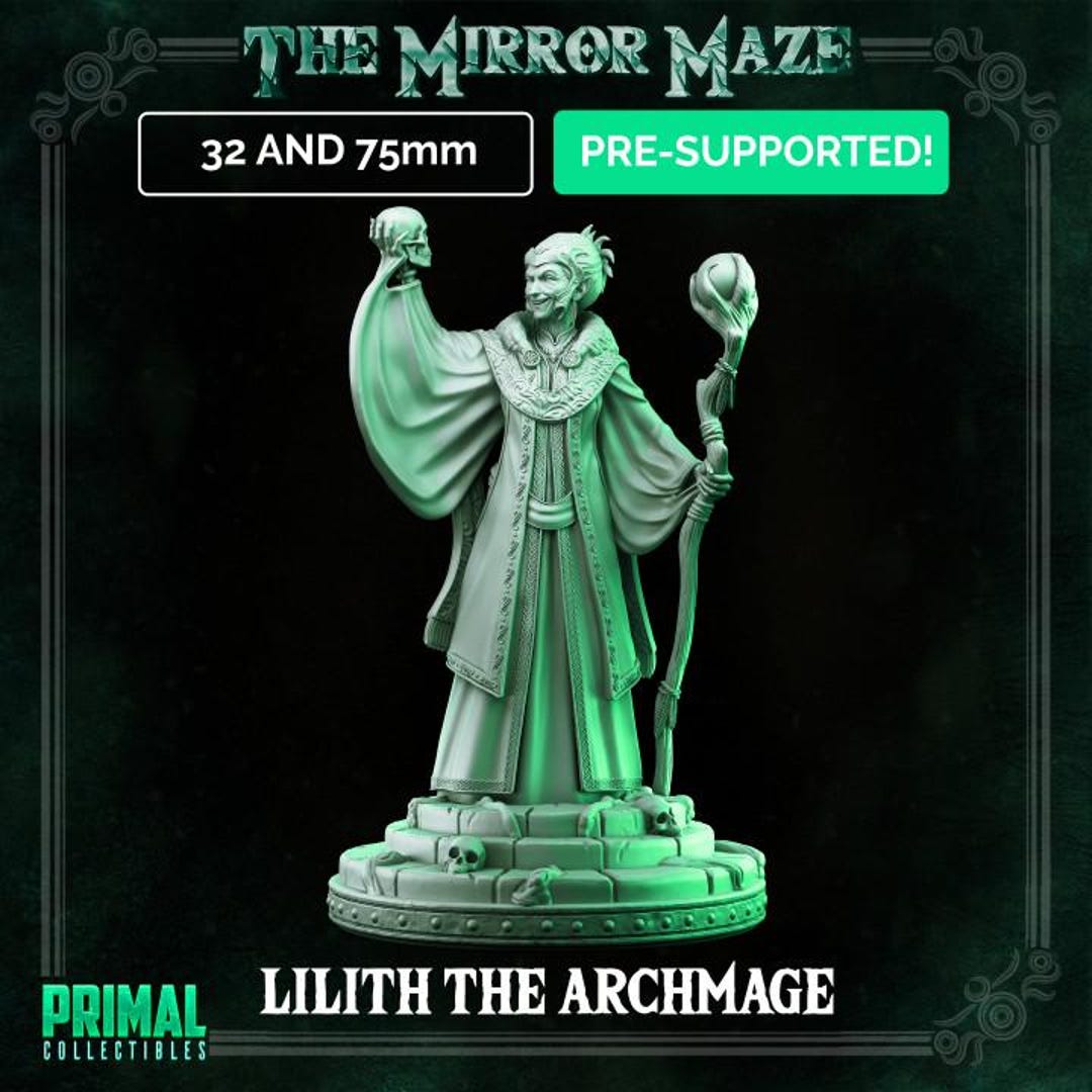 Lilith | Boss Archmage | Resin | Painted or Unpainted | 32mm - Etsy