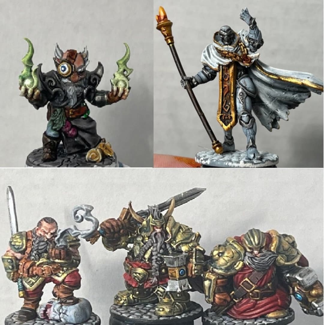 Custom Pro Painted RPG Miniature - Read Description Please - Etsy