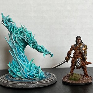 Water Elemental DND Resin, 28mm Scale Dungeons & Dragons, Pathfinder ...
