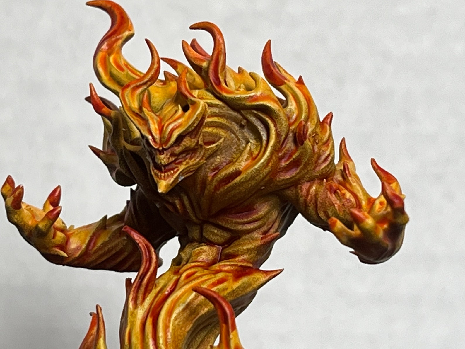 Fire Elemental DND Resin, 28mm Scale Dungeons & Dragons, Pathfinder ...
