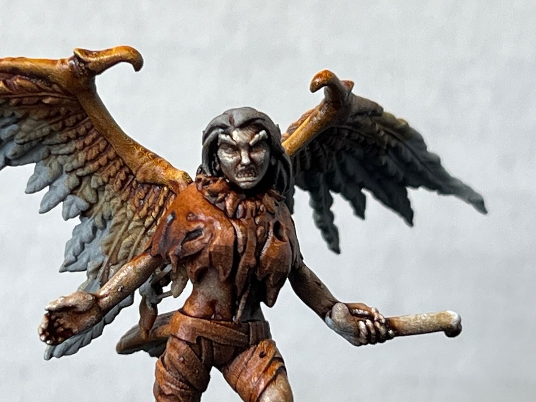 Harpy DND Resin 28mm Scale Dungeons & Dragons, Pathfinder Tabletop ...