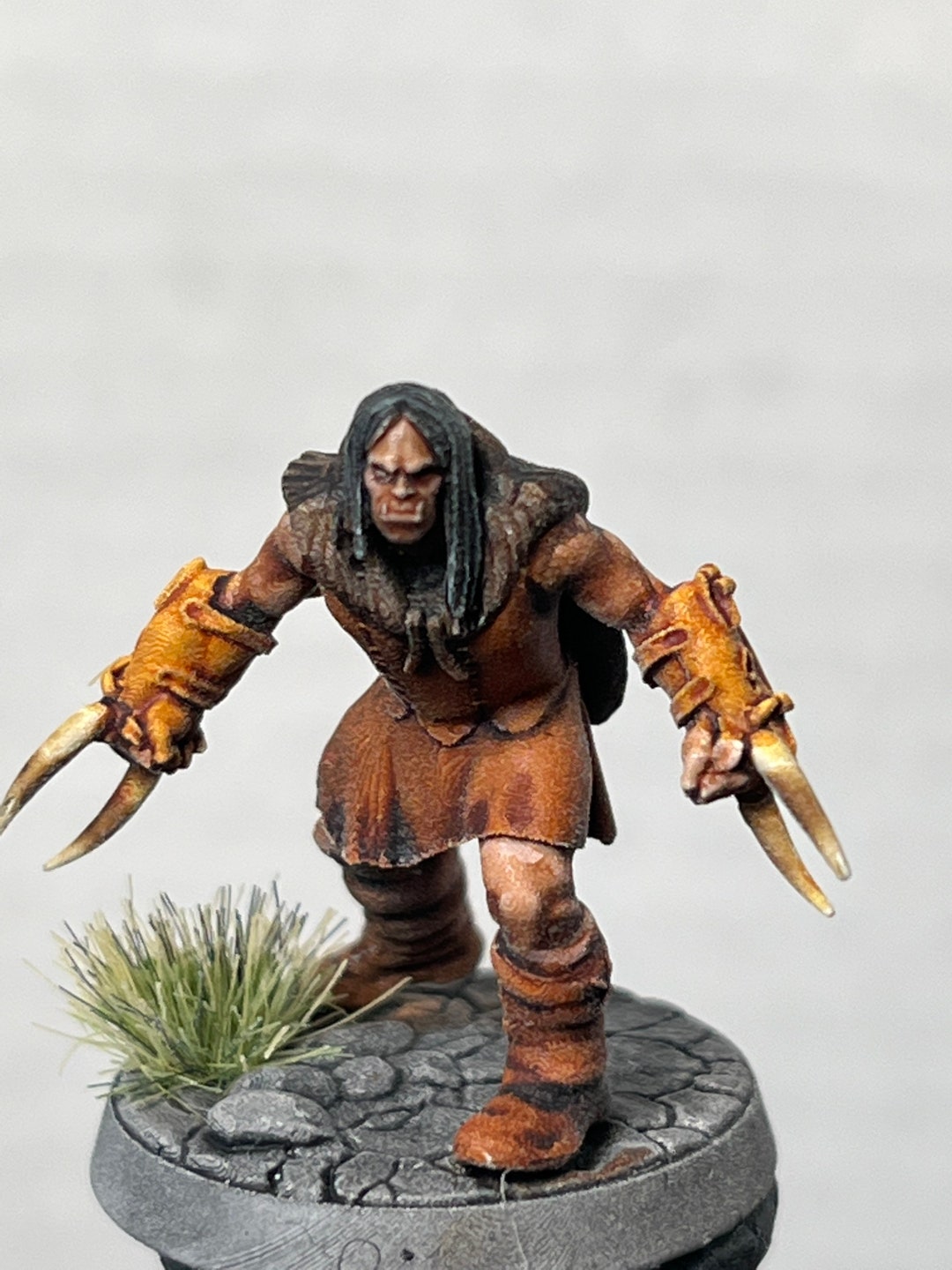 Half-orc Wereboar Anchorite of Talos DND Resin 28mm Scale - Etsy