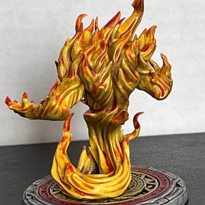 Fire Elemental DND Resin, 28mm Scale Dungeons & Dragons, Pathfinder ...