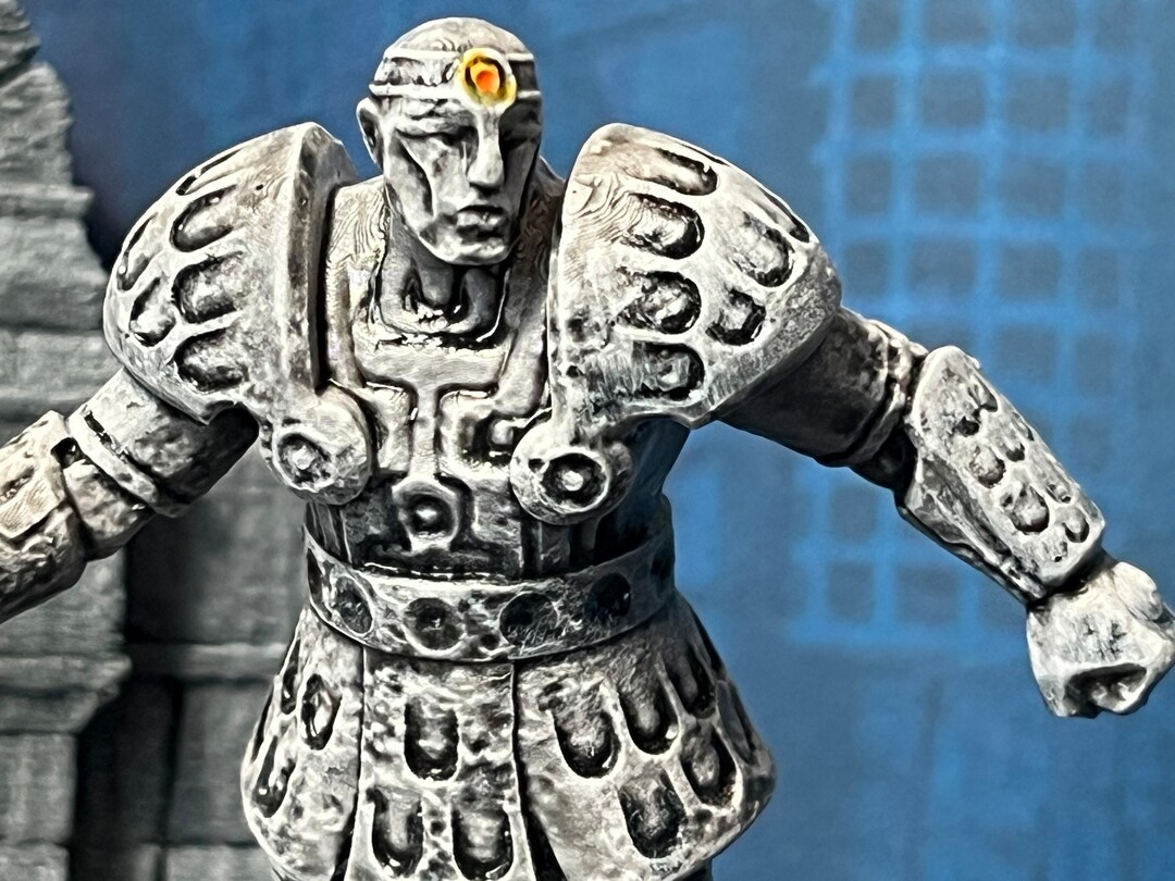 Stone Golem DND Resin, 28mm Scale Dungeons & Dragons, Pathfinder ...