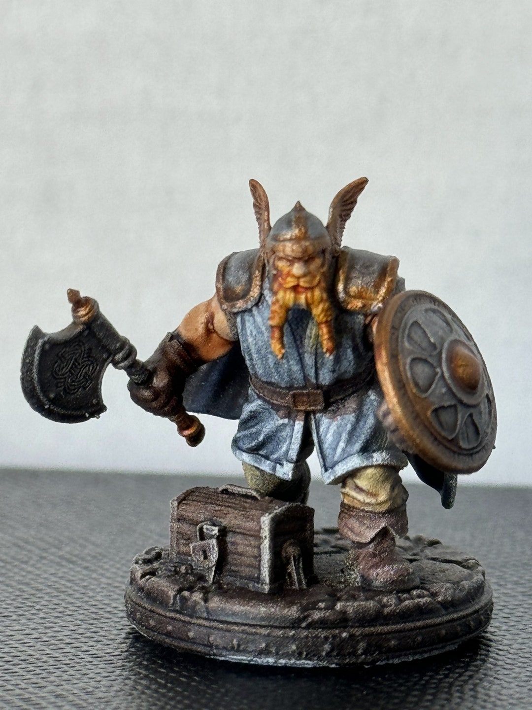 Azaghal | Dwarf Fighter/paladin | Resin | Painted or Unpainted | 32mm ...