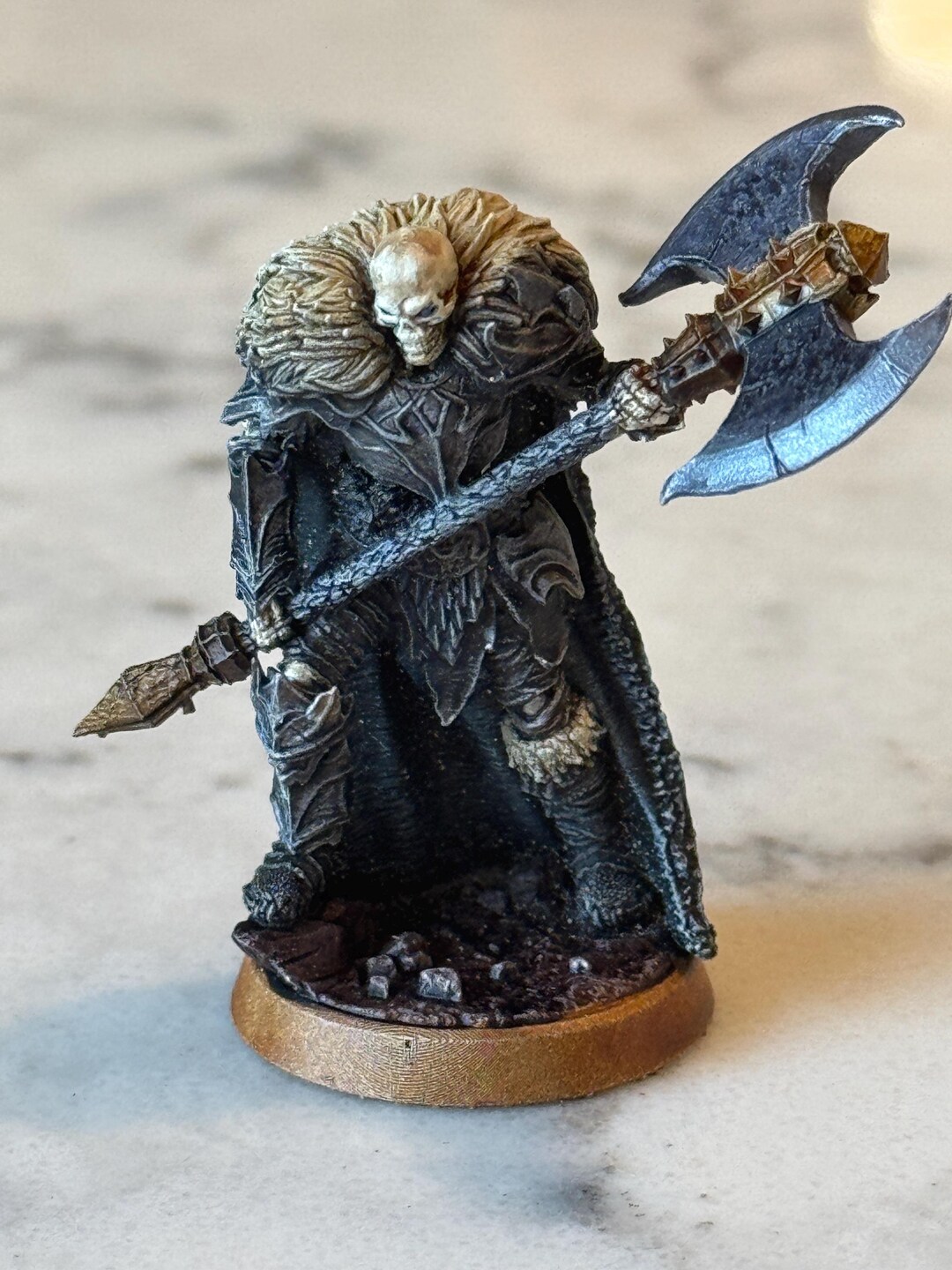 Skeleton Commander | Undead | Resin | Painted or Unpainted | 32mm and ...