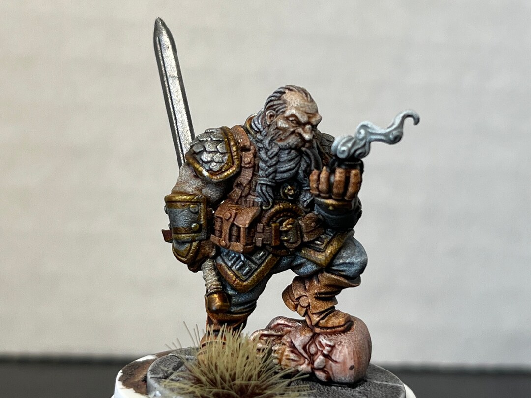 Dwarf Ranger /fighter Male DND Resin, 28mm Scale Dungeons & Dragons ...