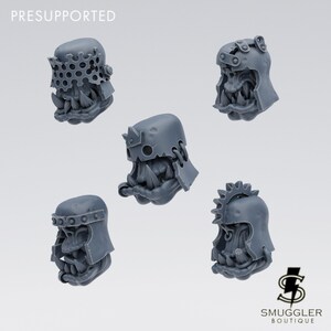 Ork Heads Warhammer 40k Head Pack 1 - Etsy
