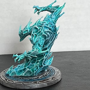 Water Elemental DND Resin, 28mm Scale Dungeons & Dragons, Pathfinder ...