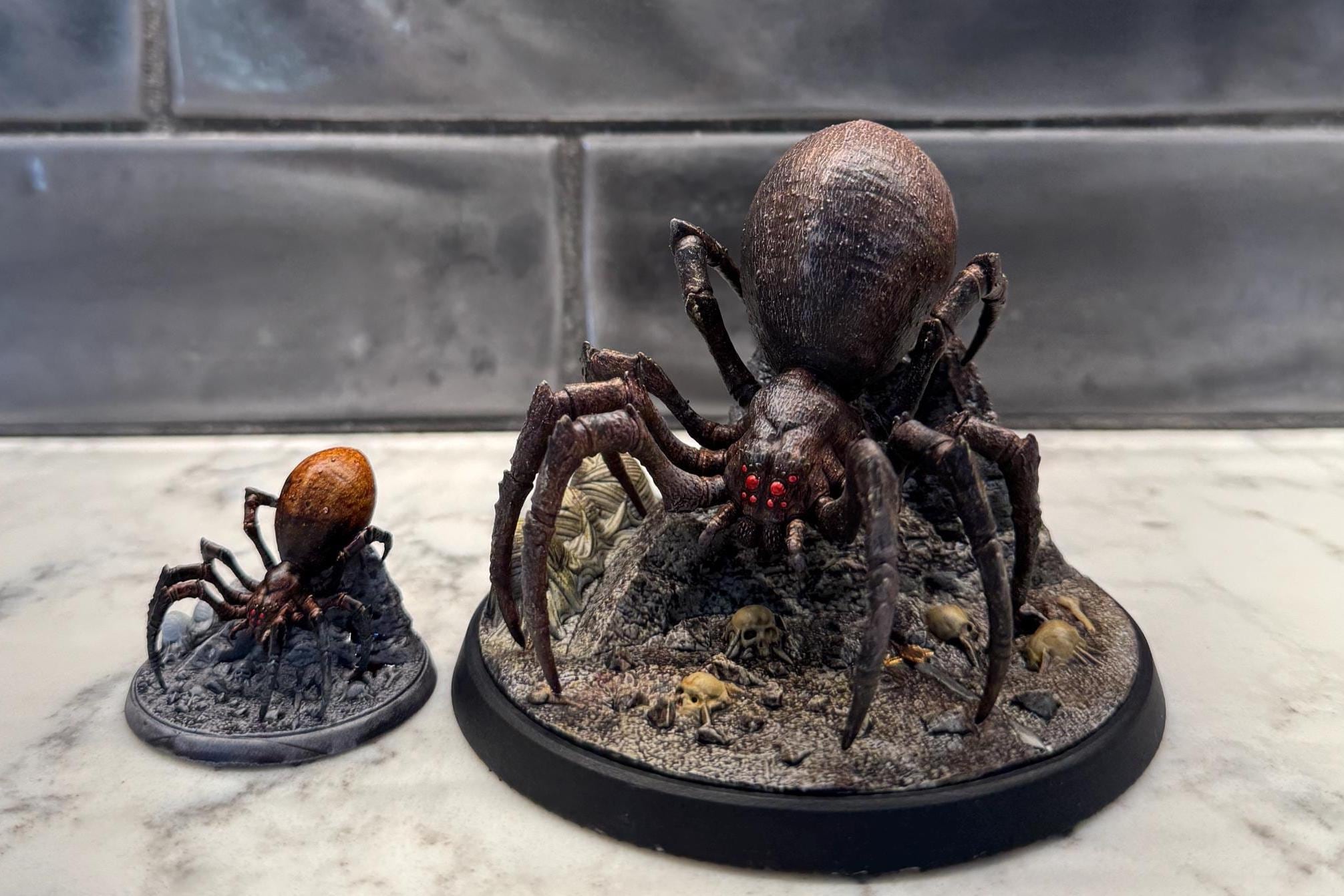 Giant Spider | Resin | Painted or Unpainted | 32mm and 75mm - Etsy