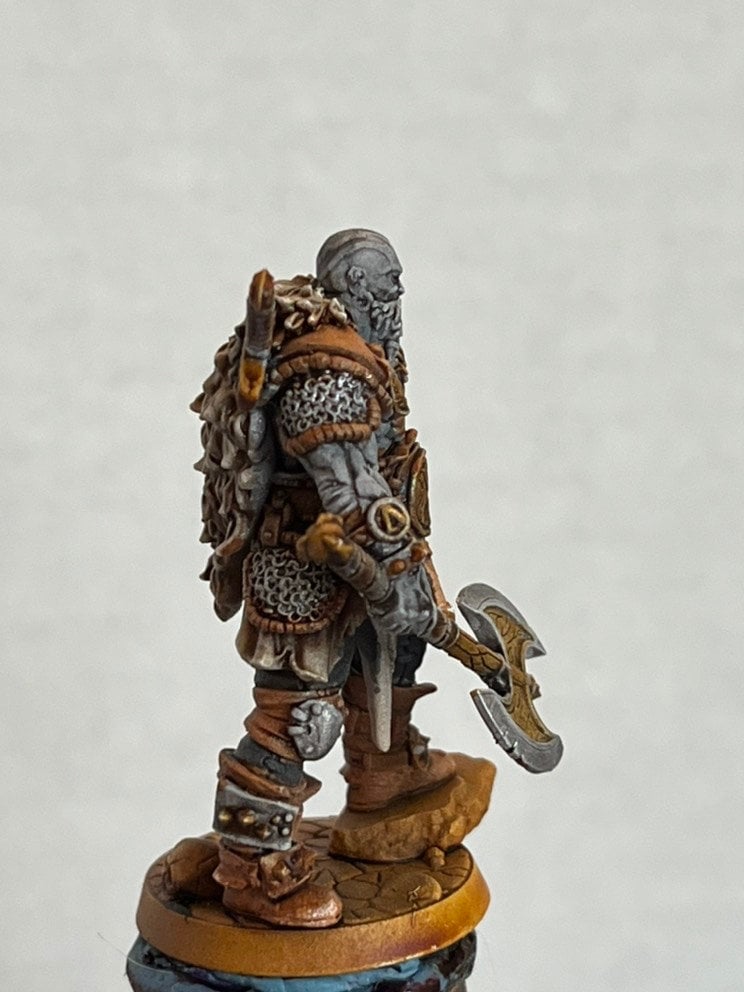 Goliath Male Barbarian / Fighter Great Axe DND, Resin 28mm Scale ...