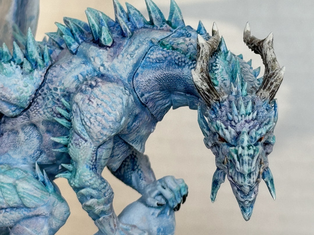Frostbite (icingdeath) | White Dragon | Resin | Painted or Unpainted ...