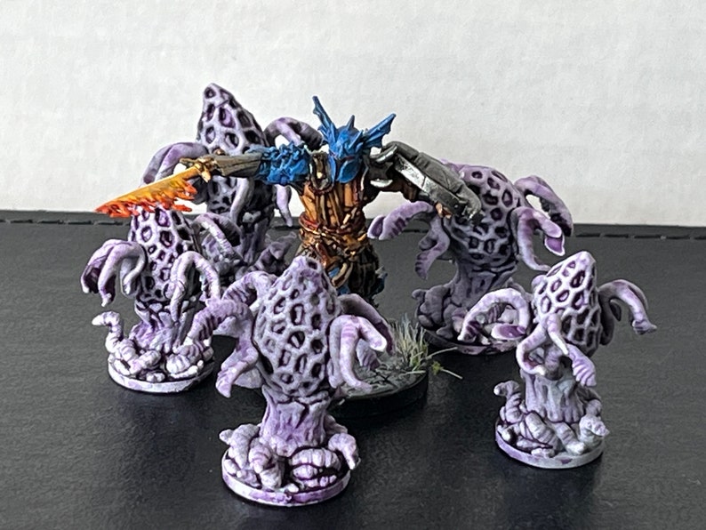 Violet Fungi DND, 28mm Scale Resin Dungeons & Dragons, Pathfinder ...
