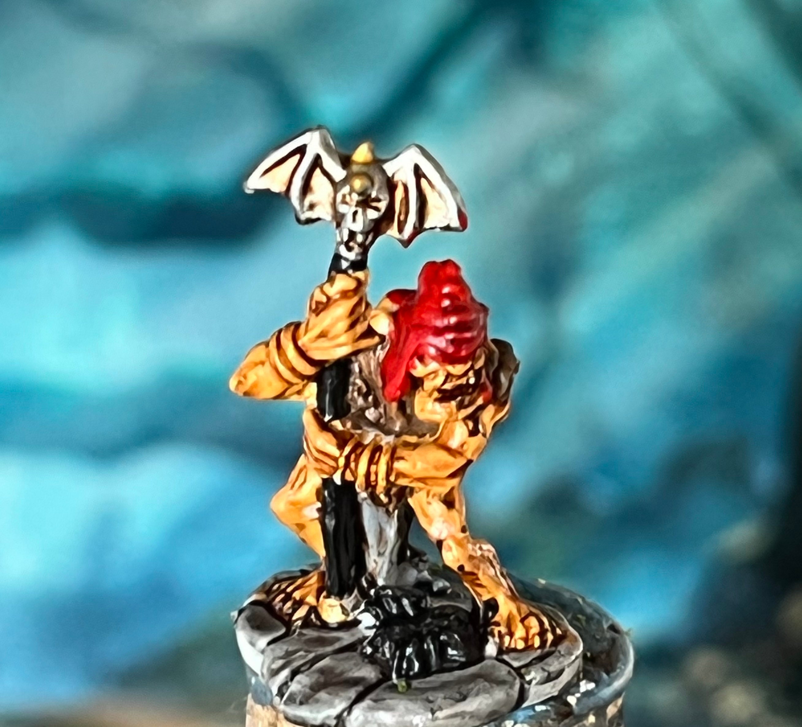 Toys & Games Pro-painted reaper bones goblin chief Role Playing Games ...
