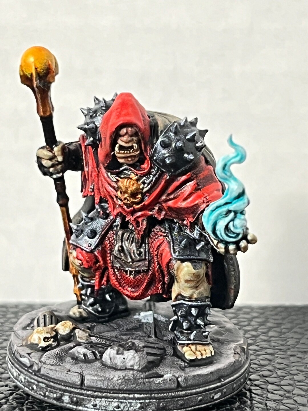 Borgakh | Orc Spellcaster | Resin | Unpainted | 32mm and 75mm - Etsy