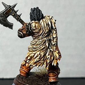 Orc Orog / Half-orc Fighter Barbarian DND Resin 28mm Scale Dungeons ...