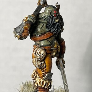 Orc Orog / Half-orc Fighter Barbarian DND Resin 28mm Scale Dungeons ...
