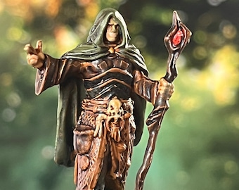 Painted Wizard Miniature | Etsy