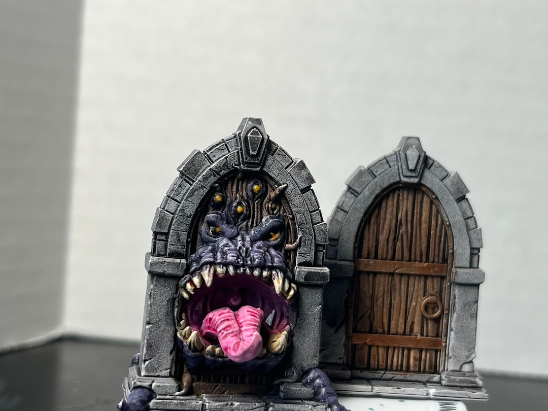 Door Mimic DND Resin, 28mm Scale Dungeons & Dragons, Pathfinder ...