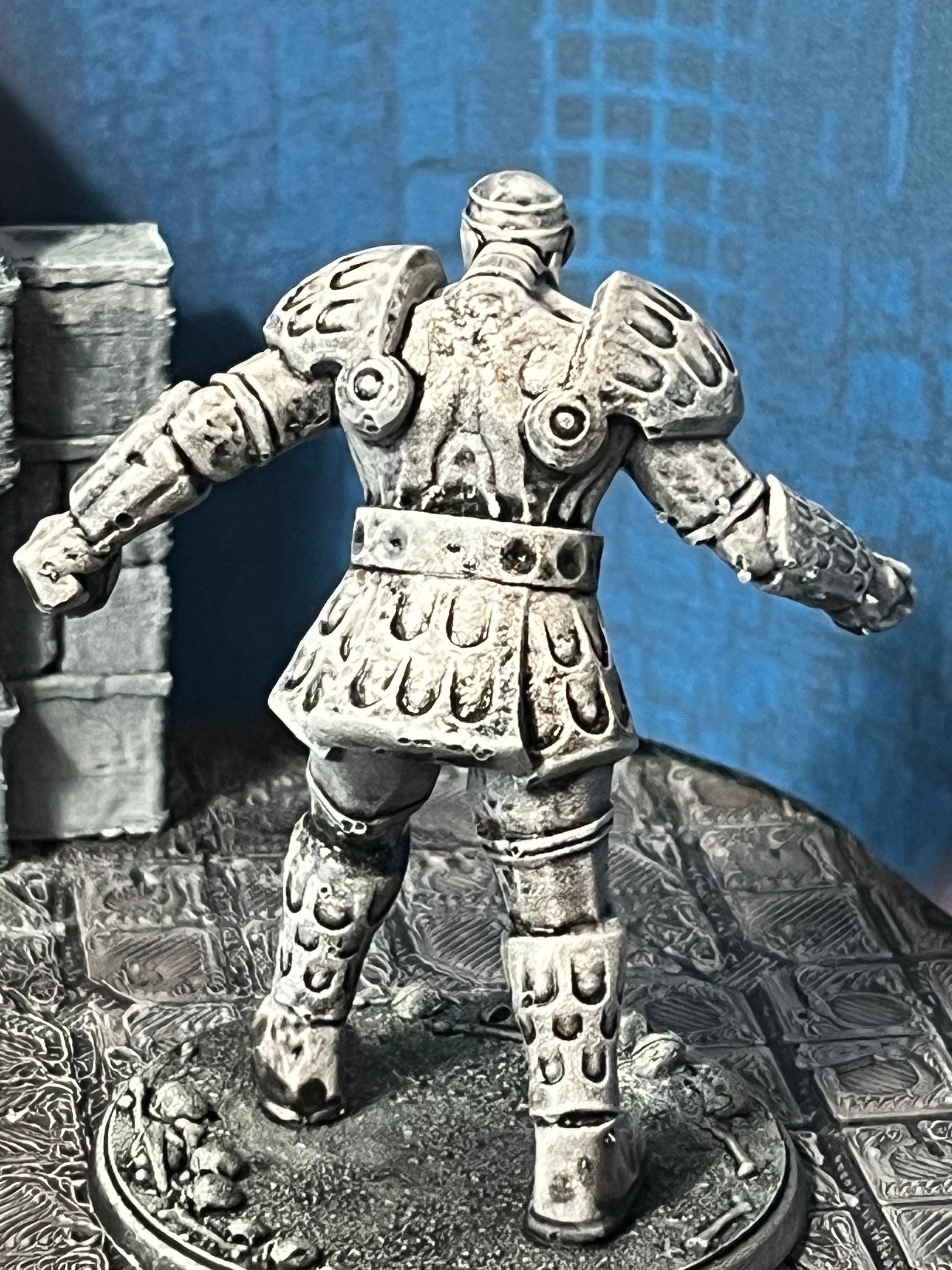 Stone Golem DND Resin, 28mm Scale Dungeons & Dragons, Pathfinder ...